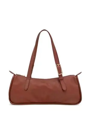 Longchamp Buckle-strap Shoulder Bag - Brown