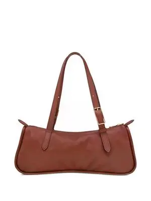 Longchamp Buckle-strap Shoulder Bag - Brown