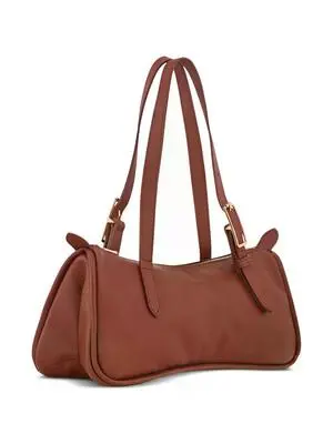 Longchamp Buckle-strap Shoulder Bag - Brown