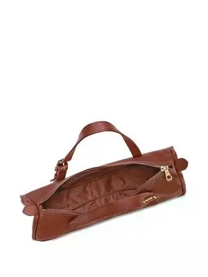 Longchamp Buckle-strap Shoulder Bag - Brown