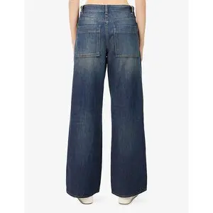 ME+EM Patch-pocket Straight-leg Denim Jeans