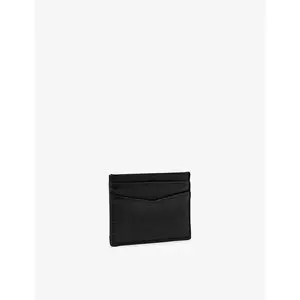 ALLSAINTS Delph Embossed Leather Card Holder - Black