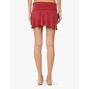 PEACHY DEN Jersey Skort - Sandstone