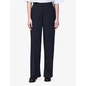 RO&ZO Pinstripe Tailored Woven Trousers