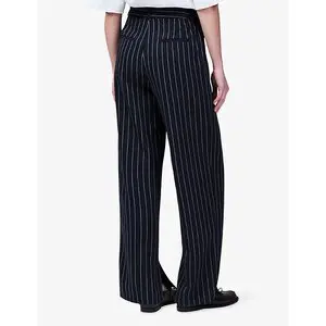 RO&ZO Pinstripe Tailored Woven Trousers