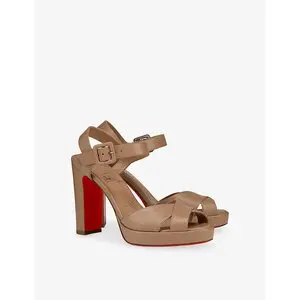 CHRISTIAN LOUBOUTIN Cora 100 Leather Heeled Sandals
