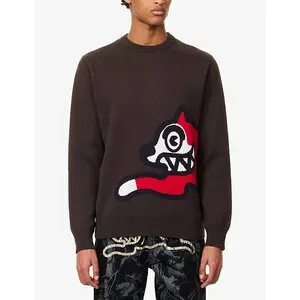 ICECREAM Running Dog Cotton-knit Jumper