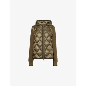 Moncler Tricot Quilted Knit Jacket