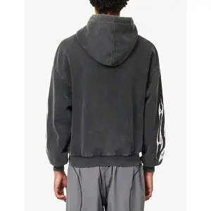 GODMADE Graphic-print Washed Cotton Hoody