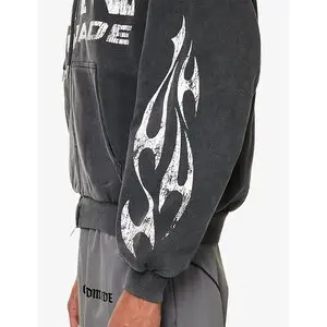 GODMADE Graphic-print Washed Cotton Hoody