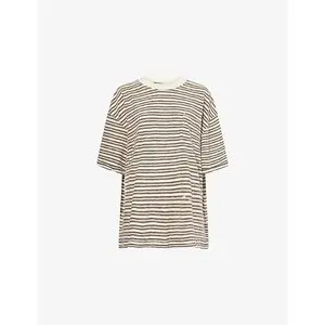Free People Striped Cotton T-shirt