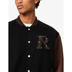 REPRESENT Logo-motif Varsity Bomber Jacket