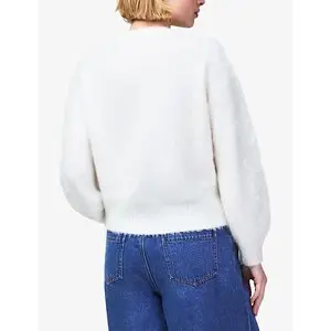 RO&ZO Appliqué-sleeve Knitted Jumper