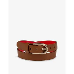 CHRISTIAN LOUBOUTIN Bettina Doubled Leather Bracelet - Cuoio/gold