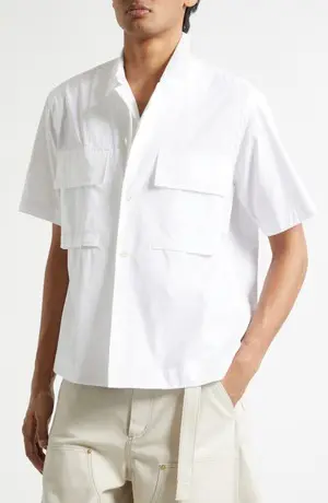 Sacai Poplin Camp Shirt