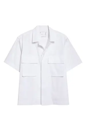 Sacai Poplin Camp Shirt