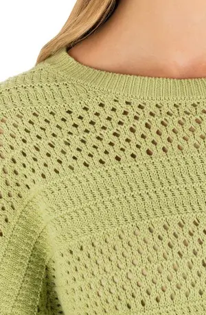 Hurley Simple Times Cotton Sweater - Fern