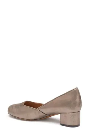 Johnston & Murphy Sienna Pump - Taupe Metallic Suede