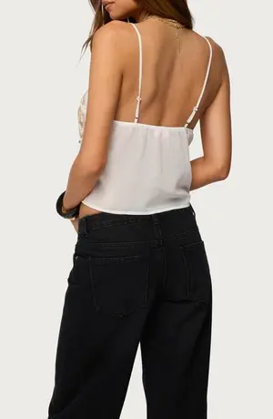 EDIKTED Kaleesy Beaded Camisole
