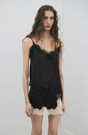 Mango Lace Trim Camisole