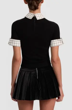 Alice + Olivia Aster Layered Look Polo