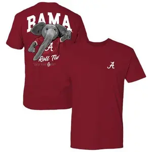 GREAT STATE CLOTHING Alabama Tide Rally Mascot T-shirt - Crimson