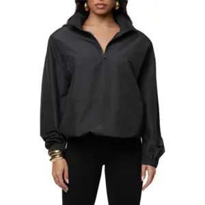 JLUXLABEL Oversized Funnel Jacket - Black