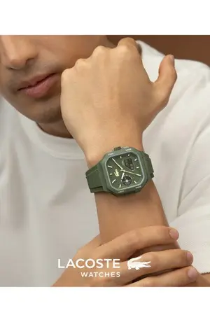 Lacoste Ana-digi Silicone Strap Watch