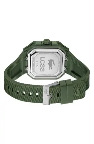 Lacoste Ana-digi Silicone Strap Watch