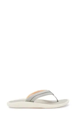 Olukai Ulele Water-resistant Flip-flop - Ash/ash