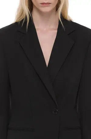 Helmut Lang Cutaway Wool Blazer