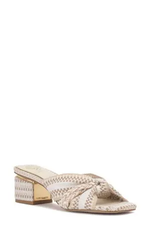 Vince Camuto Atemly Block Heel Sandal - Ivory Multi