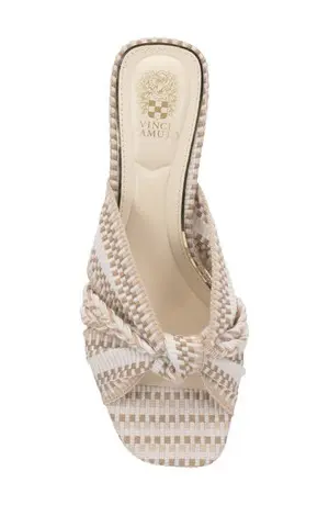 Vince Camuto Atemly Block Heel Sandal - Ivory Multi
