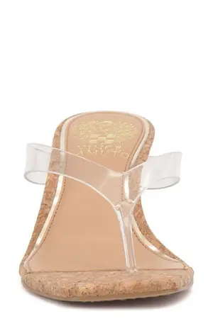 Vince Camuto Cianna Wedge Sandal - Clear