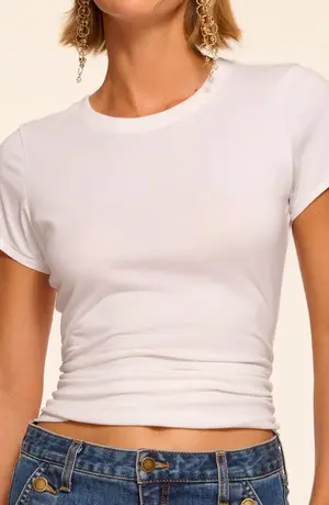 Ramy Brook Kate Crop T-shirt