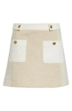 Ramy Brook Gili Tweed Miniskirt