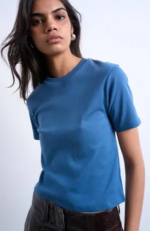 Topshop Everyday Shrunken Cotton T-shirt