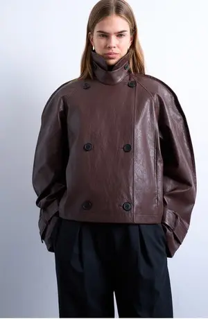 Topshop Belted Outerwear For Women