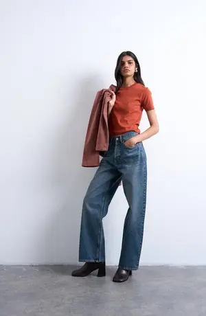 Topshop Everyday Shrunken Cotton T-shirt