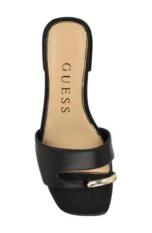 Guess Tablita Slide Sandal - Black