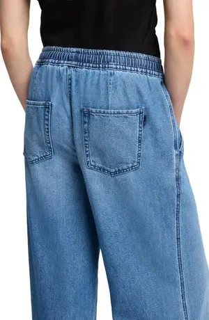 7 For All Mankind Pull-on High-waist Wide-leg Jeans - Hilo