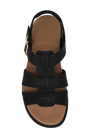 Dr. Scholl'S Platform Fisherman Sandal - Black