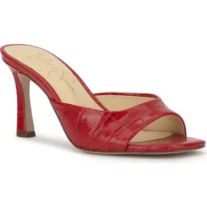 Jessica Simpson Cennet Stiletto Sandals - Red Muse