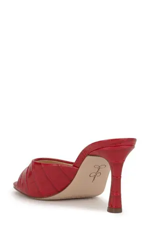 Jessica Simpson Cennet Stiletto Sandals - Red Muse