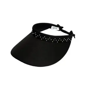 GLOVE IT Crystal Bling Coil Visor - Black