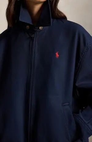 Polo Ralph Lauren Oversize Bomber Jacket - Lauren Navy