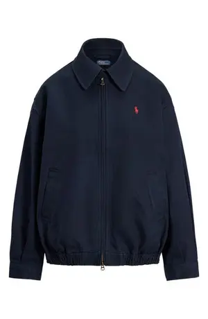 Polo Ralph Lauren Oversize Bomber Jacket - Lauren Navy