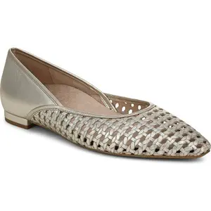 Vionic Gracia Woven Flat - Gold