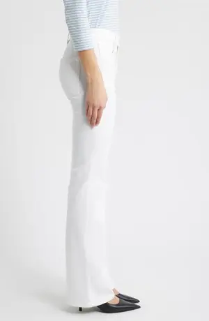 FRAME The Reboot High-waist Bootcut Jeans - White