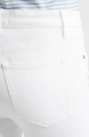 FRAME The Reboot High-waist Bootcut Jeans - White